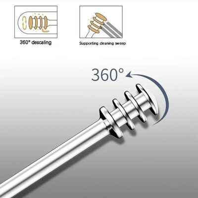 6/9/10pcs Ear Wax Pickers Set Stainless Steel Earpick Wax Re