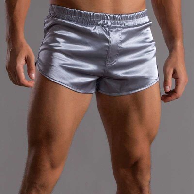 Three-point Pants Mens Unerwear Super Shorts Pants Silk Arr