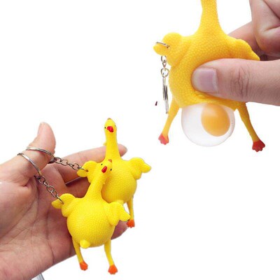 Funny Hens laying egg Toy Kids Birthday Party Favor Hallowee