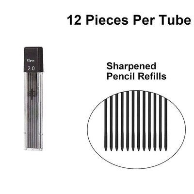 2.0 mm Mechanical Pencils Set 2B Automatic Student Pencils C
