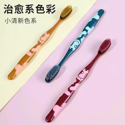 Three Smiles Beauty Clean Adult Soft Bristle Toothbrush, 6 R