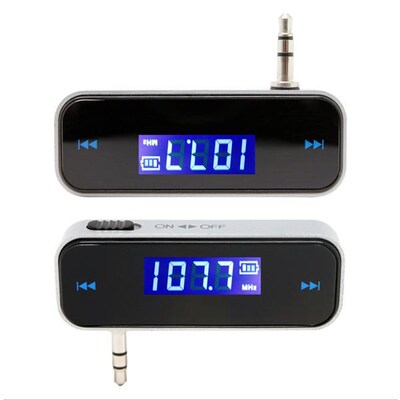 Kebidumei Mini 3.5mm In-car Music Audio FM Transmitter Wirel
