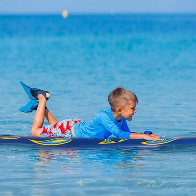 Giantex Surfboard, 6 Ft Stand Up Surfing Board with 3 Detach