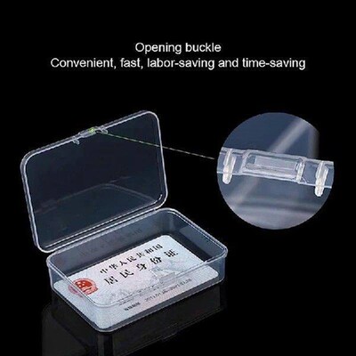 10pcs Transparent Storage Boxes Parts Small Beads