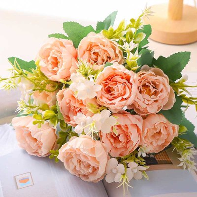 Nordic Ins Simulation Rose Wedding Flower Bouquet Wedding Ho