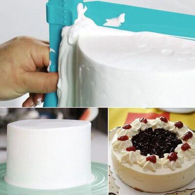 Cake Scraper Convenient Adjustable Fondant Spatulas Cake Edg