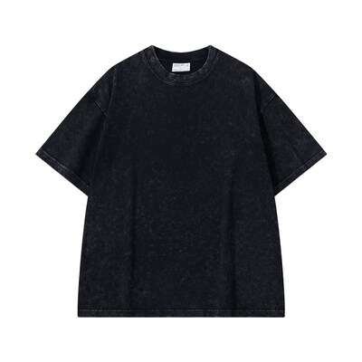300g Heavy tton Solid lor Mens High Quality Loose Oversize