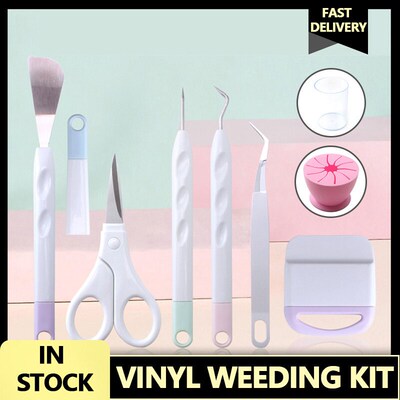 Portable Silhouette Cameo Vinyl Weeding Tools Kit Cameo