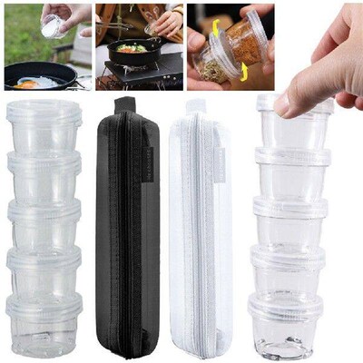 5 Pcs Clear Portion Cups Lunch Box Accessories Dipping
