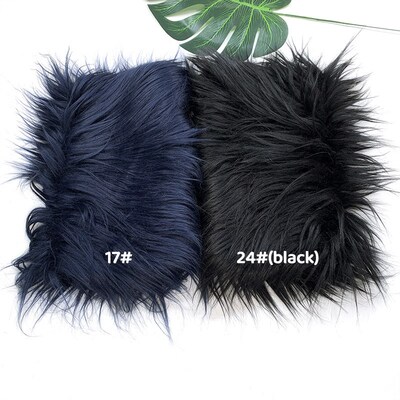 25x45cm 8cm Pile  Faux Fur Fabric For Patchwork Sewing Mater