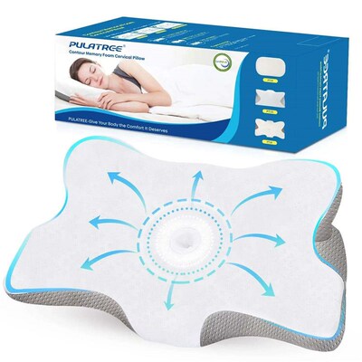 Pulatree New Odorless Orthopedic Pillow For Neck And Shoulde
