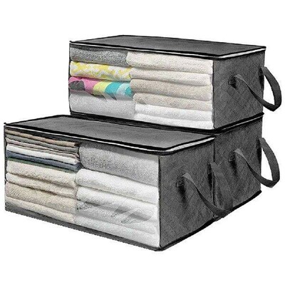 Large Capacity Folding Under Bed Quilt Blanket Home Clothes