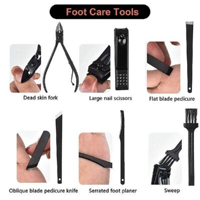 Manicure Set Pedicure Kit Nail Clippers 16 in 1