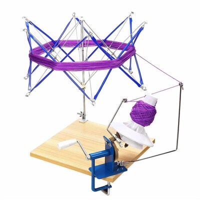 Adjustable Yarn Knitting Umbrella Skein Holder Hand Operated