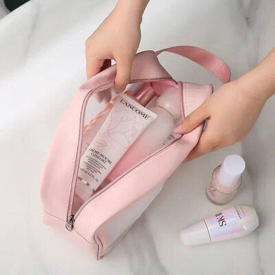Portable Makeup Bag Large Capacity Make Up Bruhe Liptick Pow