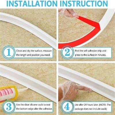 Professional Collapsible Shower Water Dam Dry and Wet