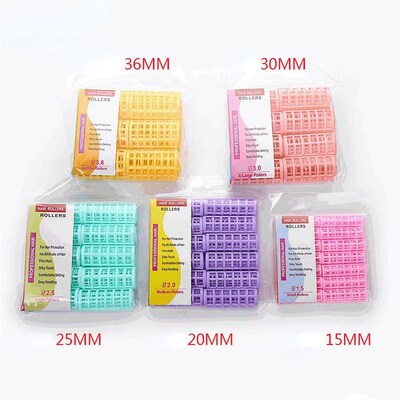 6/8/12/14Pcs Heatless Hair Curler No Heat Hair Rollers Plast