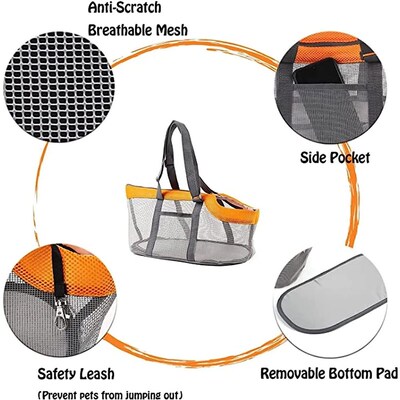 Pet Carrier Bag Breathable Mesh?Soft-Sided Pet Carriers Han