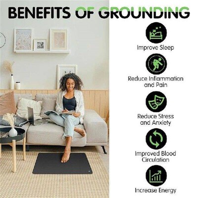 Premium Grounding Mat Earth Grounding Pad Earthing Mat Yoga