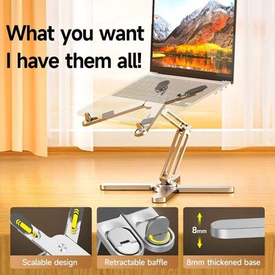 Laptop Stand with 360 Rotating Base Computer Notebook Laptop