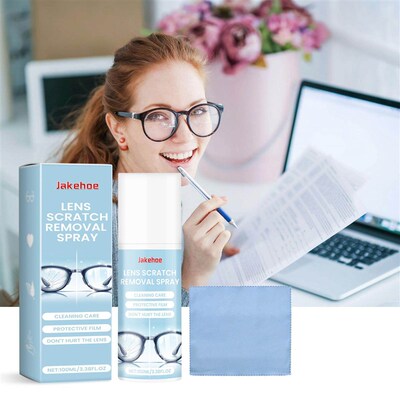 JAKEHOE Eyeglass Care Cleaning Solution - Clear Vision Lens