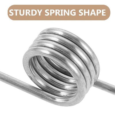 18 Pcs Trash Can Spring Rubbish Bin Metal Torsional Springs
