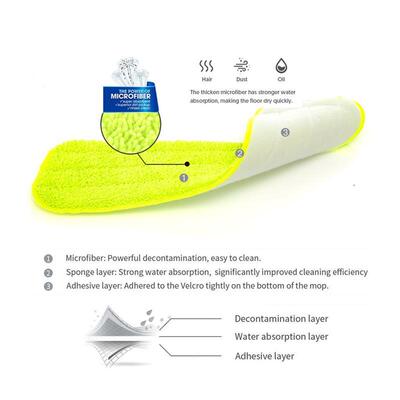 Spray Mop Broom Set Magic Flat Mops for Floor Home Cleaning