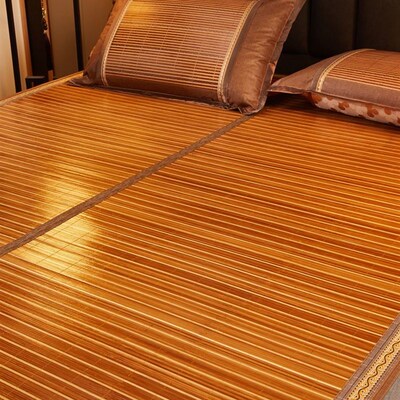 sided bamboo mat mat single bed rattan mat folding ice mat
