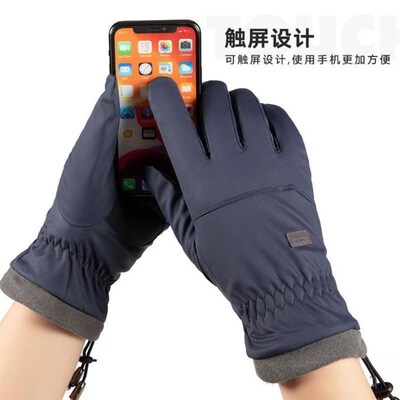 touch screen gloves men winter riding glove windproof 手套冬
