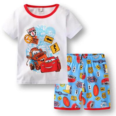 New Summer Kids Pyjamas Children Sleepwear Baby Set Boys