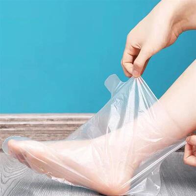 100 Pcs,Dsposable Foot Mask ver,Transparent Foot Mask,Waterp