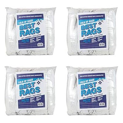 Arkwright W11 Terry Cleaning Rags Bulk - (Pack of 4) Cott
