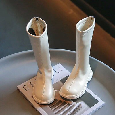 Bota Infantil Childrens Leather Boots Spring 2023 New Casua