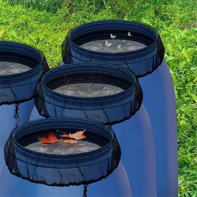 Mesh Cover Netting for Rain Barrels PE Water Collection
