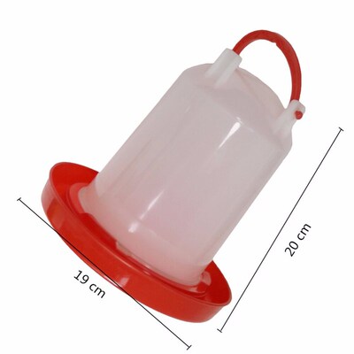 1.5 kg Chicken feeder  barrel Water bucket Quail drinking Bi