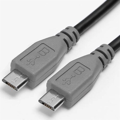 5 Pin Micro USB Male To Micro USB Male OTG Converter Adapter