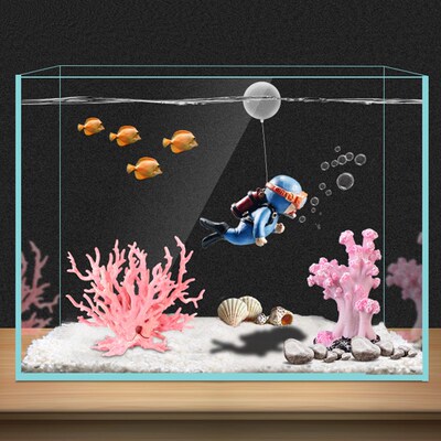 Fish Tank Divers Landscaping Ornaments Underwater World Smal