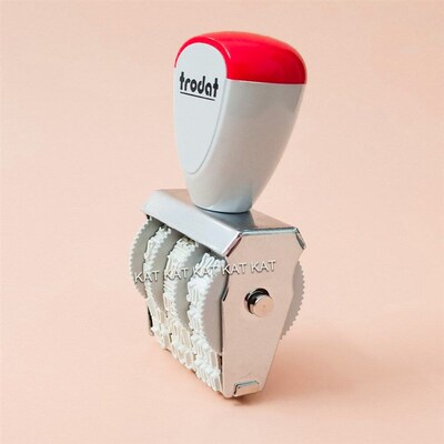 Date Stamps New Creative DIY Business Rubber Stamp with Adju