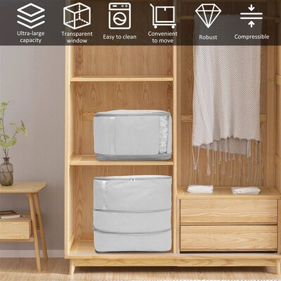 2Pc Large Compreion Bag Large Capacity Clothe Storage Bag Mo