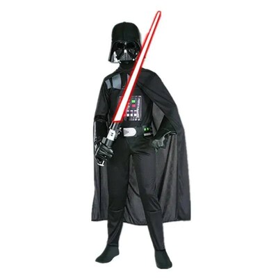 Boy Claic Movie Mak Cotume Printed Cartoon Darth Vader Cape