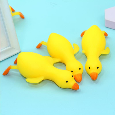 Squishy Mochi Fidget Toys duck Stress ball呆萌小黄鸭捏捏乐