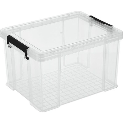 Storage box office plastic wardrobe clothing sorting box收纳