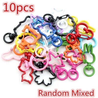 10pcs/lot Snap Hook Trigger Clips Buckles For Keychain Lobst