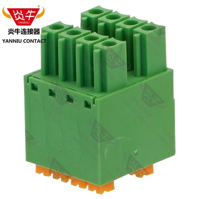 3.81mm炎牛层免螺丝接线端子YN15EDGKNHC/FM1.5-ST/KF2EDGKNH