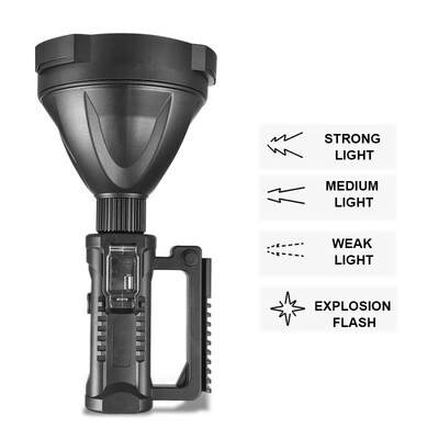 New P70 strong light searchlight outdoor multi-function ligh