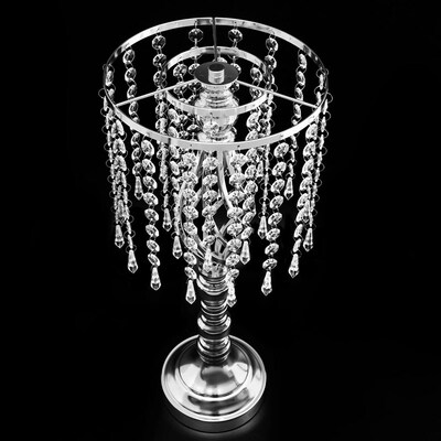 10pcs Plated Silver Vases Flower Stand Wedding Centerpieces