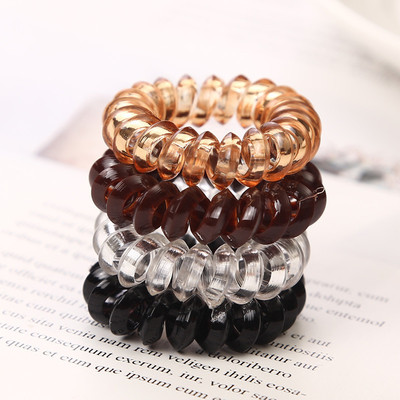 10PCS/Lot New 3.5cm Small Telephone Line Hair Ropes Girls Co