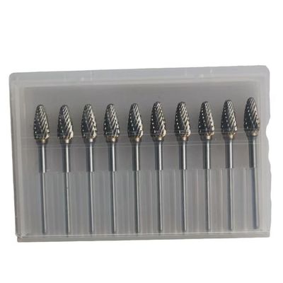 圆鸟钨钢齿刃合金磨头硬质合金旋转锉风磨头不锈钢磨3*FM