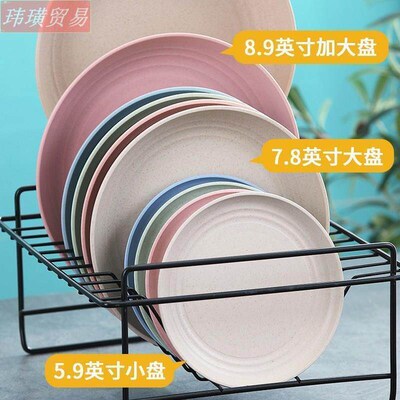 Plates, dishes, tableware, round bowls, small plastic plates