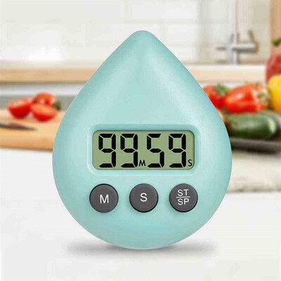 Water Drop Electronic Digital Timer Kitchen Cooking Shower S